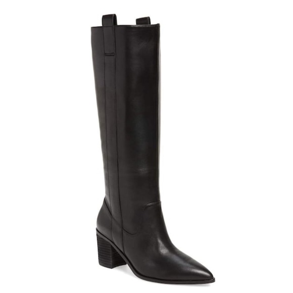 Charles David | Shoes | New Black Leather Charles David Exhibit Tall ...